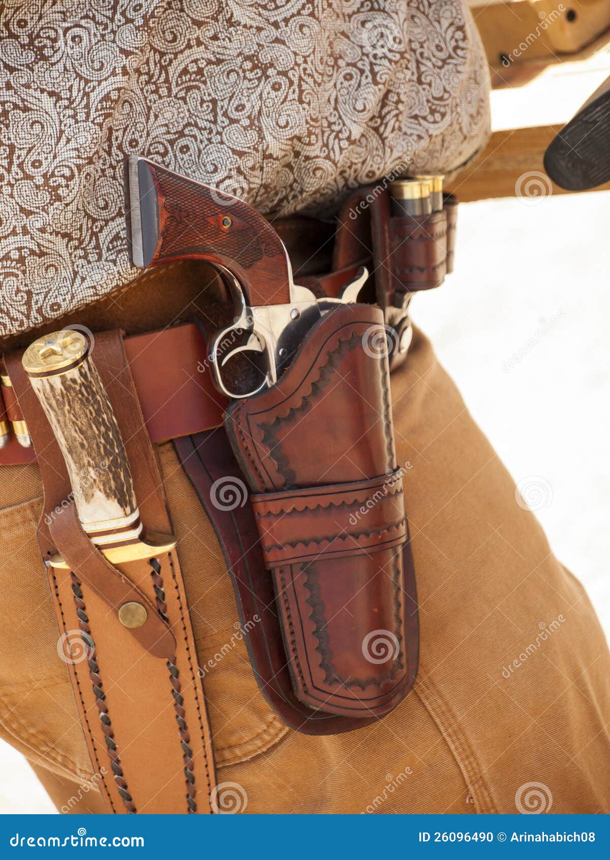 Target Shooting stock photo. Image of sass, holster, american - 26096490