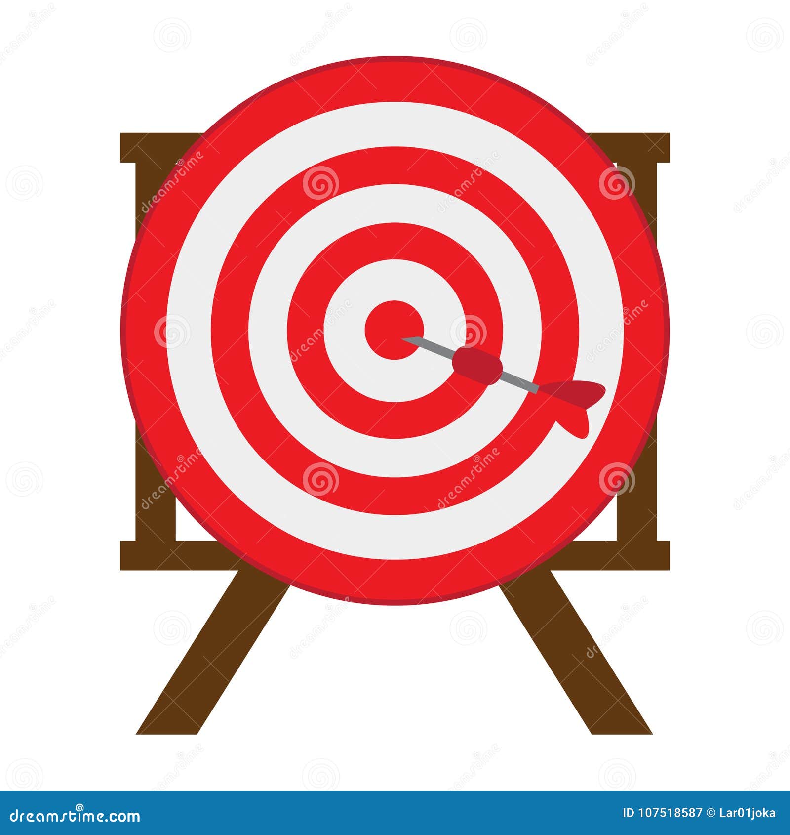 Target shooting game stock vector. Illustration of sport - 107518587