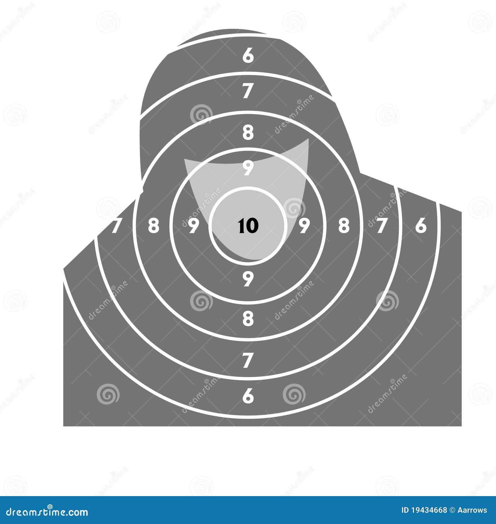The Target for Shooting Practice Stock Vector - Illustration of ...