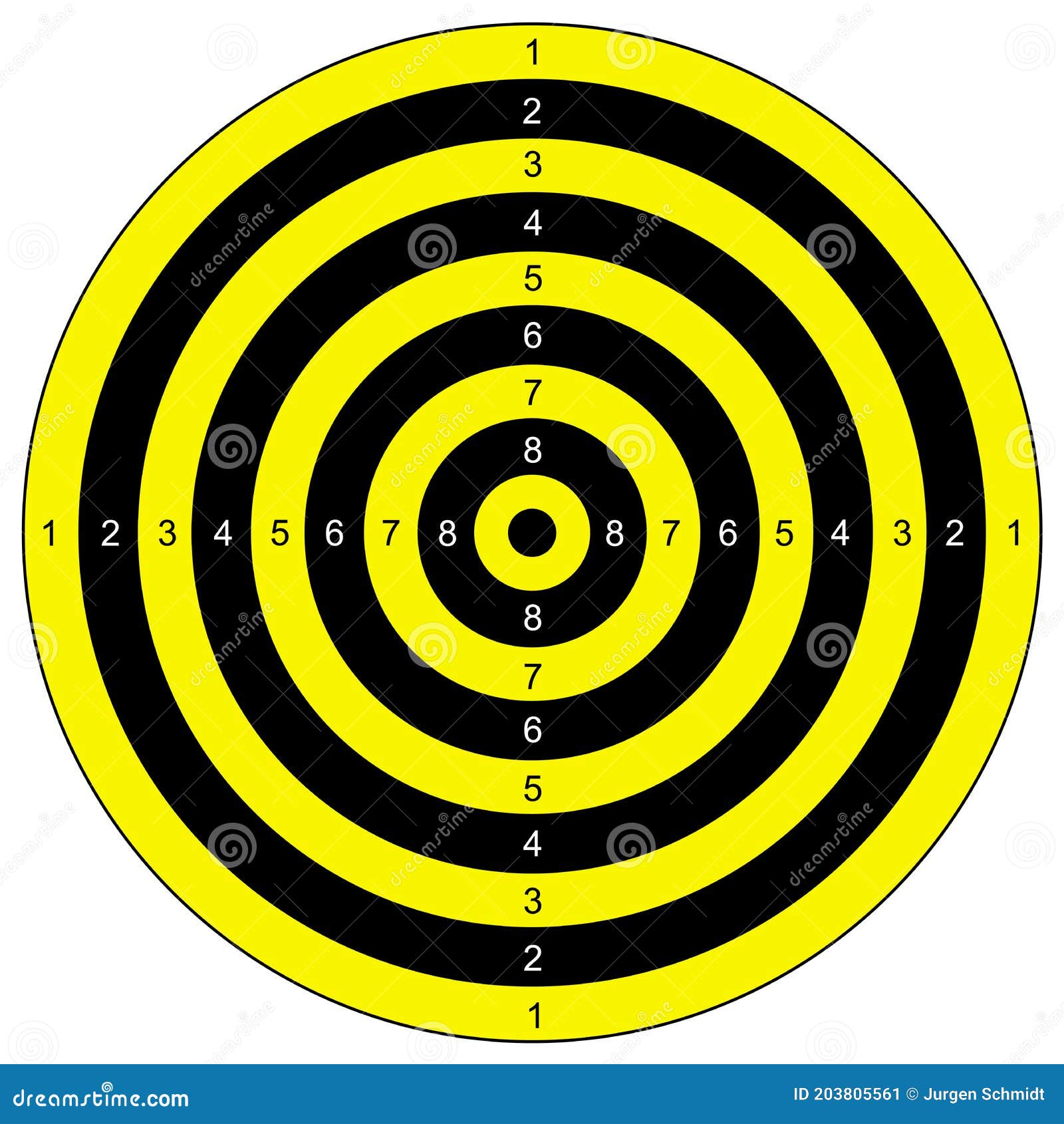 Zielscheibe Stock Illustrations – 3 Zielscheibe Stock Illustrations ...