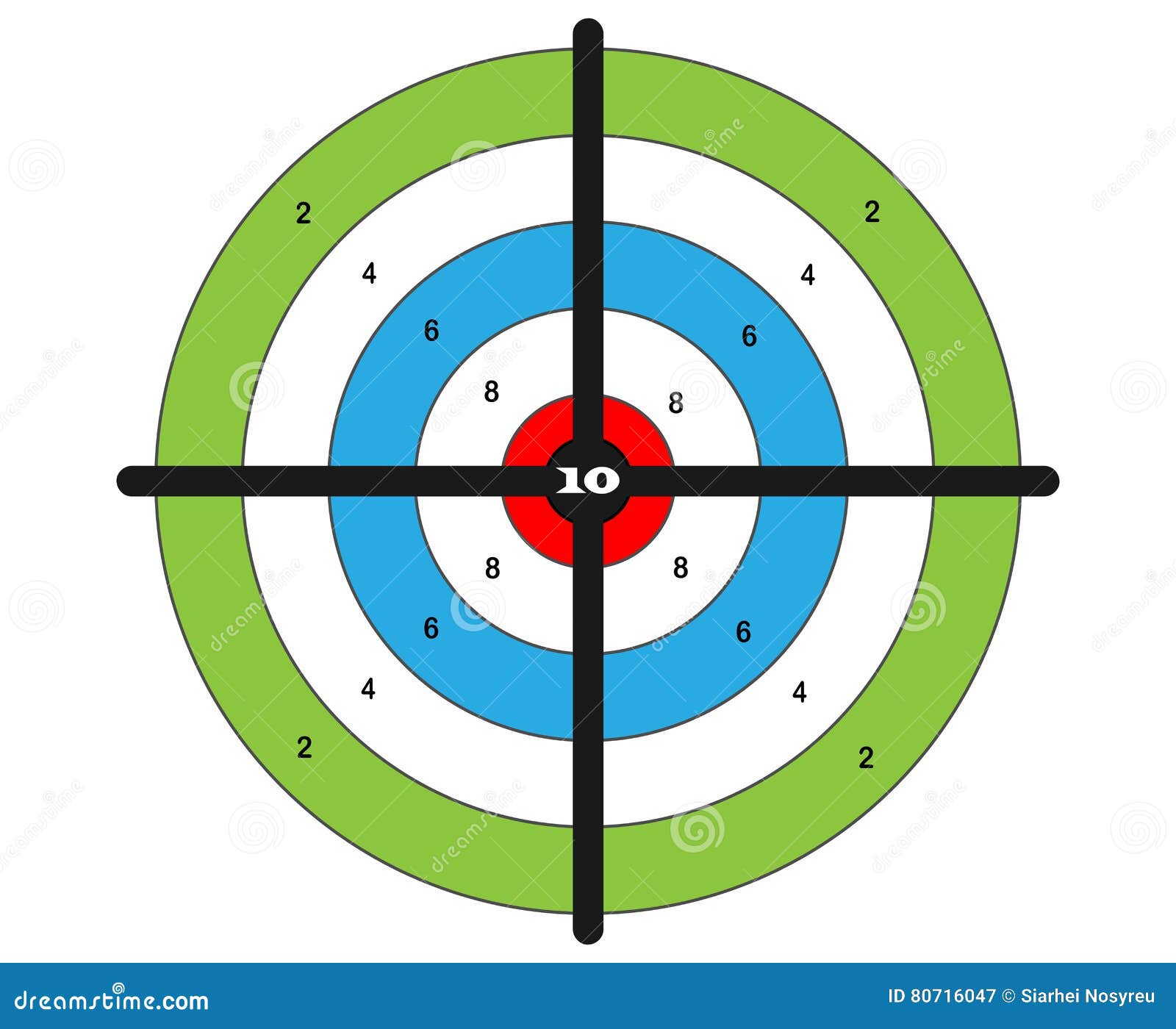 Target shooting vector stock vector. Illustration of greater - 80716047