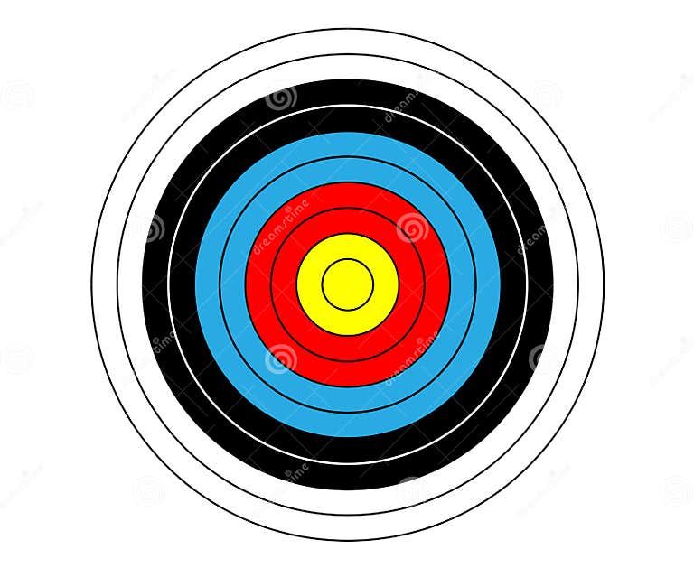 Target Shooting Vector for Shooting Gallery Stock Vector - Illustration ...