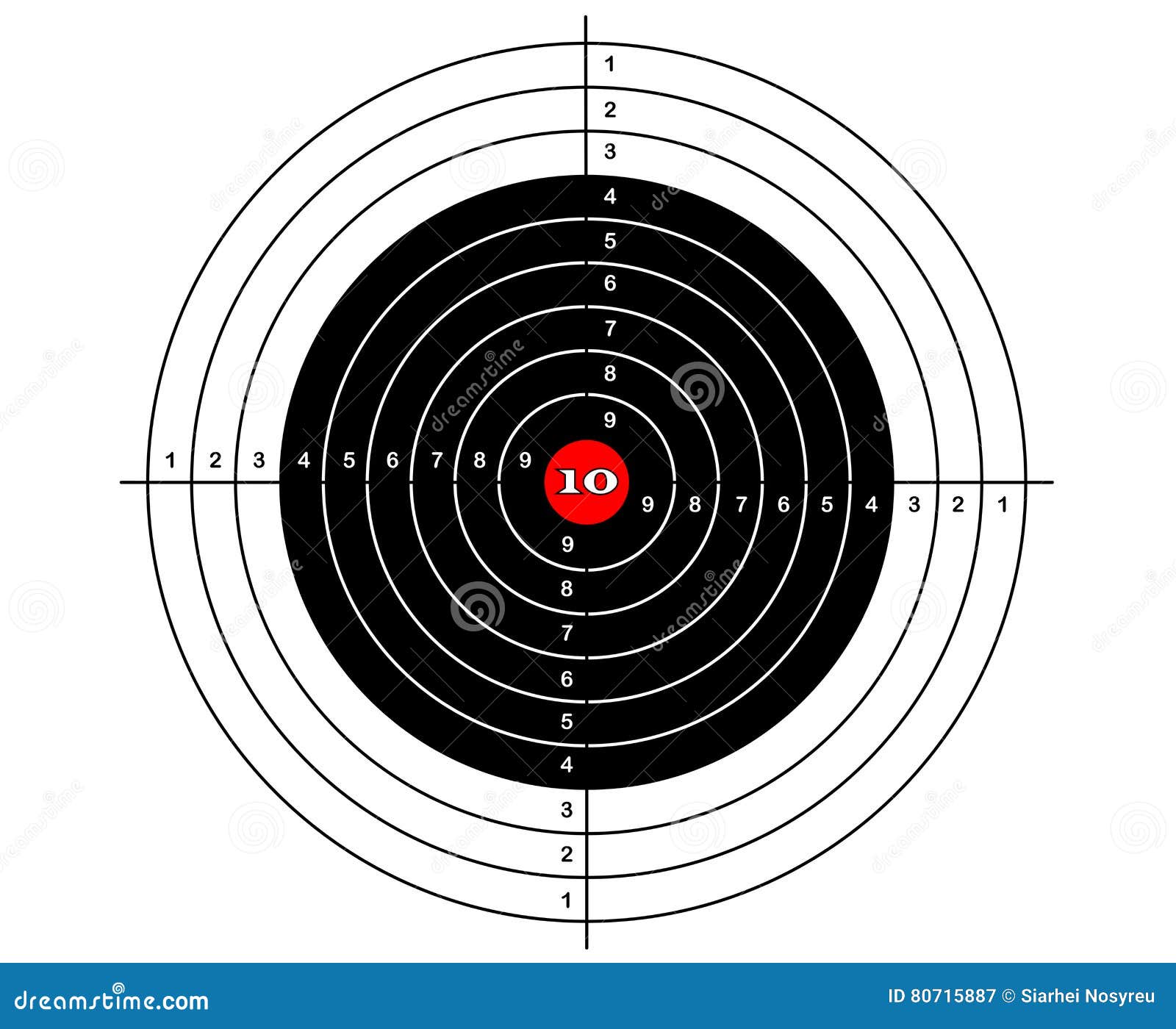 Target shooting vector stock vector. Illustration of arrows - 80715887
