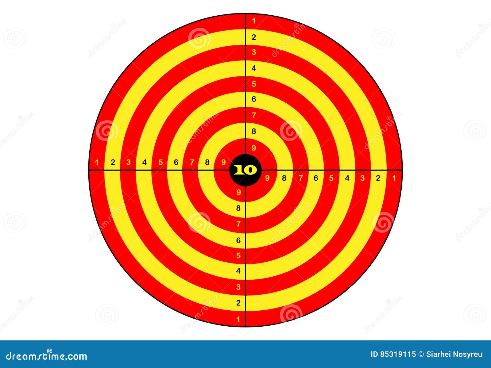 Target And Yellow World Map Vector Illustration | CartoonDealer.com ...