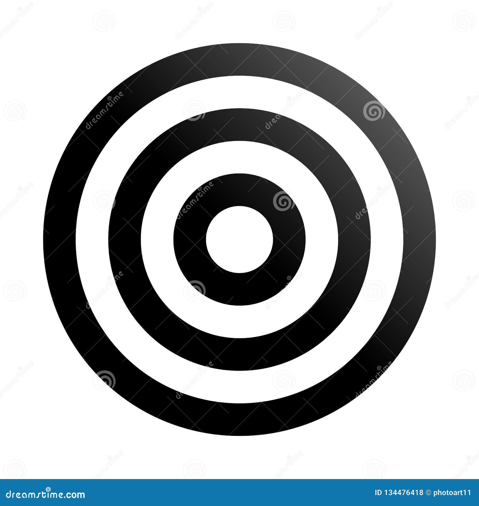 Target Sign - Black Gradient Transparent, Isolated - Vector Stock ...