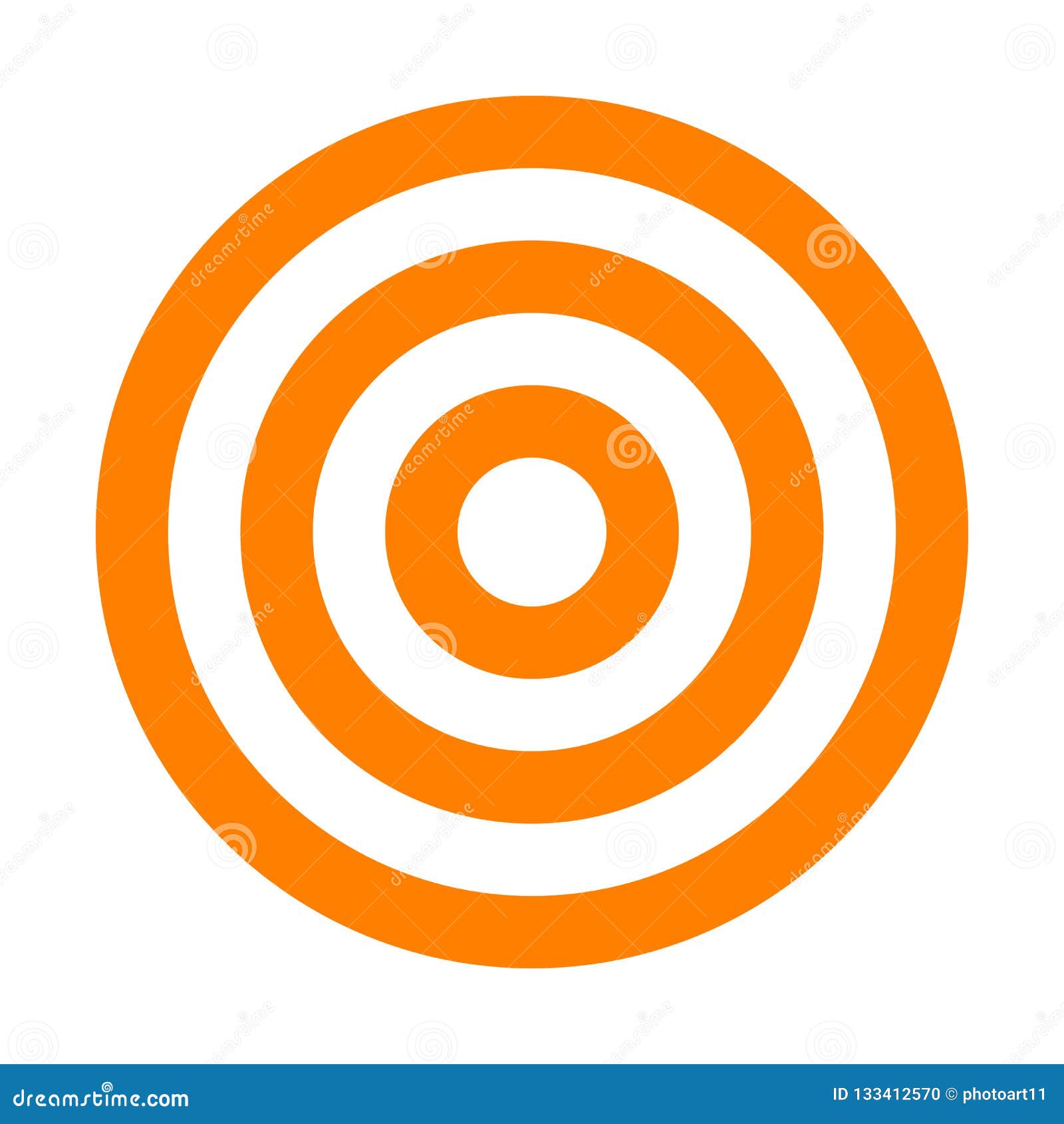 Target Sign - Orange Simple Transparent, Isolated - Vector Stock Vector ...
