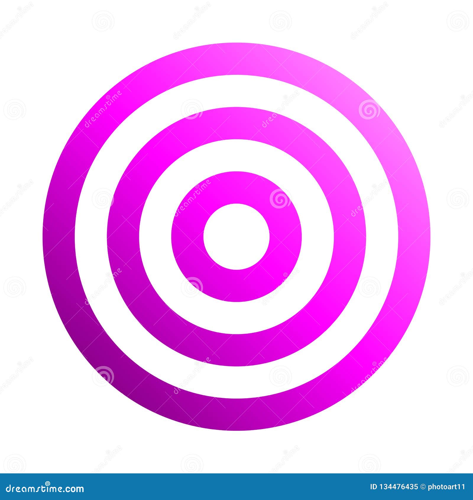 Target Sign - Purple Gradient Transparent, Isolated - Vector Stock ...