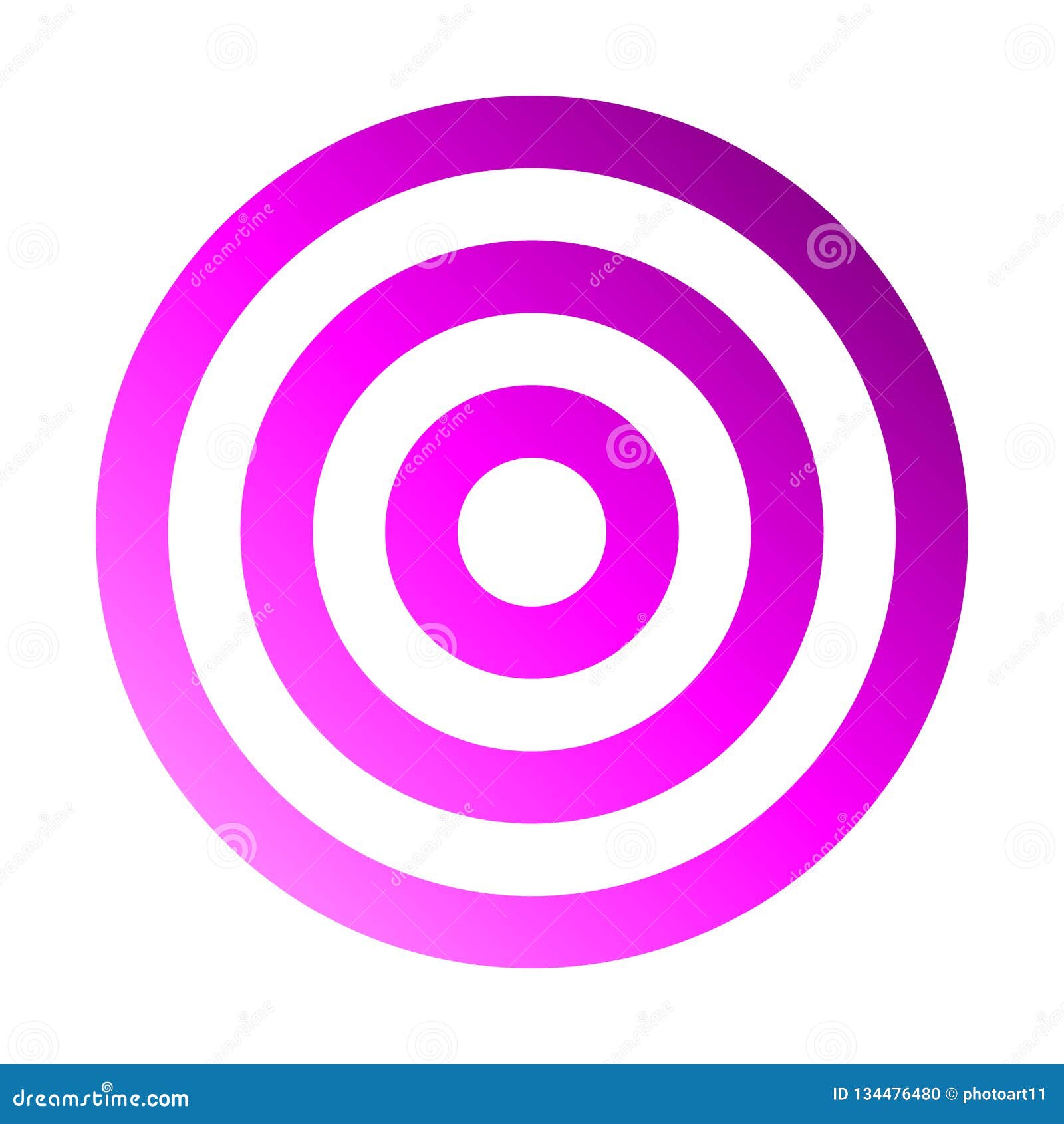 Target Sign - Purple Gradient Transparent, Isolated - Vector Stock ...