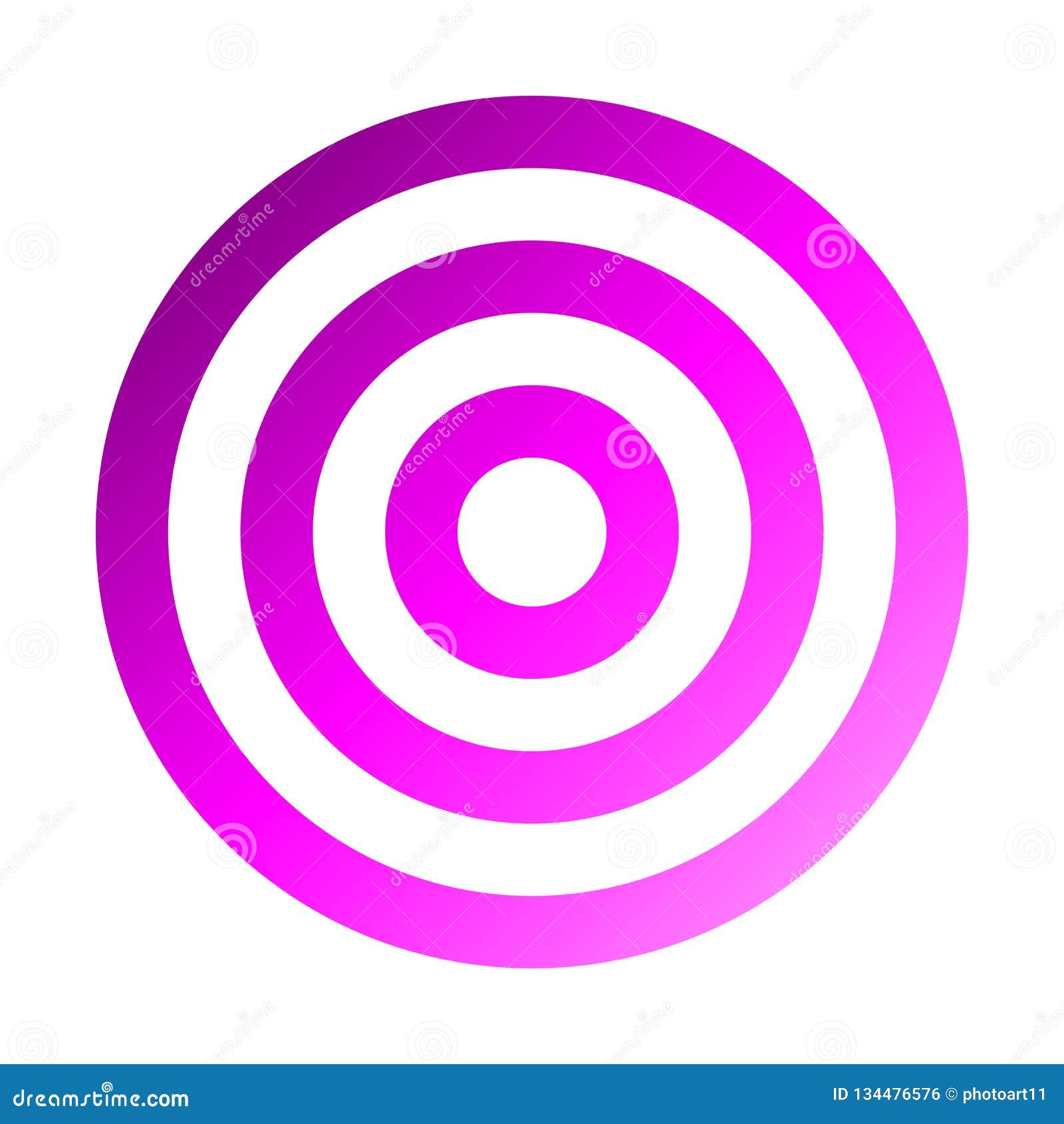 Target Sign - Purple Gradient Transparent, Isolated - Vector Stock ...