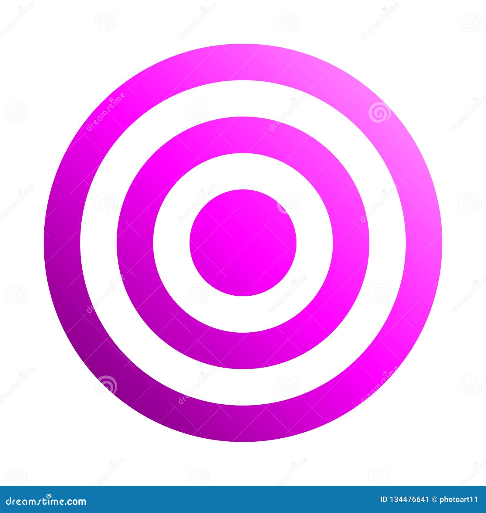 Target Sign - Purple Gradient Transparent, Isolated - Vector Stock ...