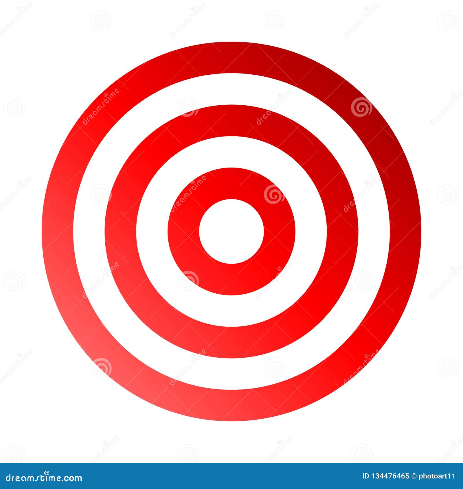 Target Sign - Red Gradient Transparent, Isolated - Vector Stock Vector ...