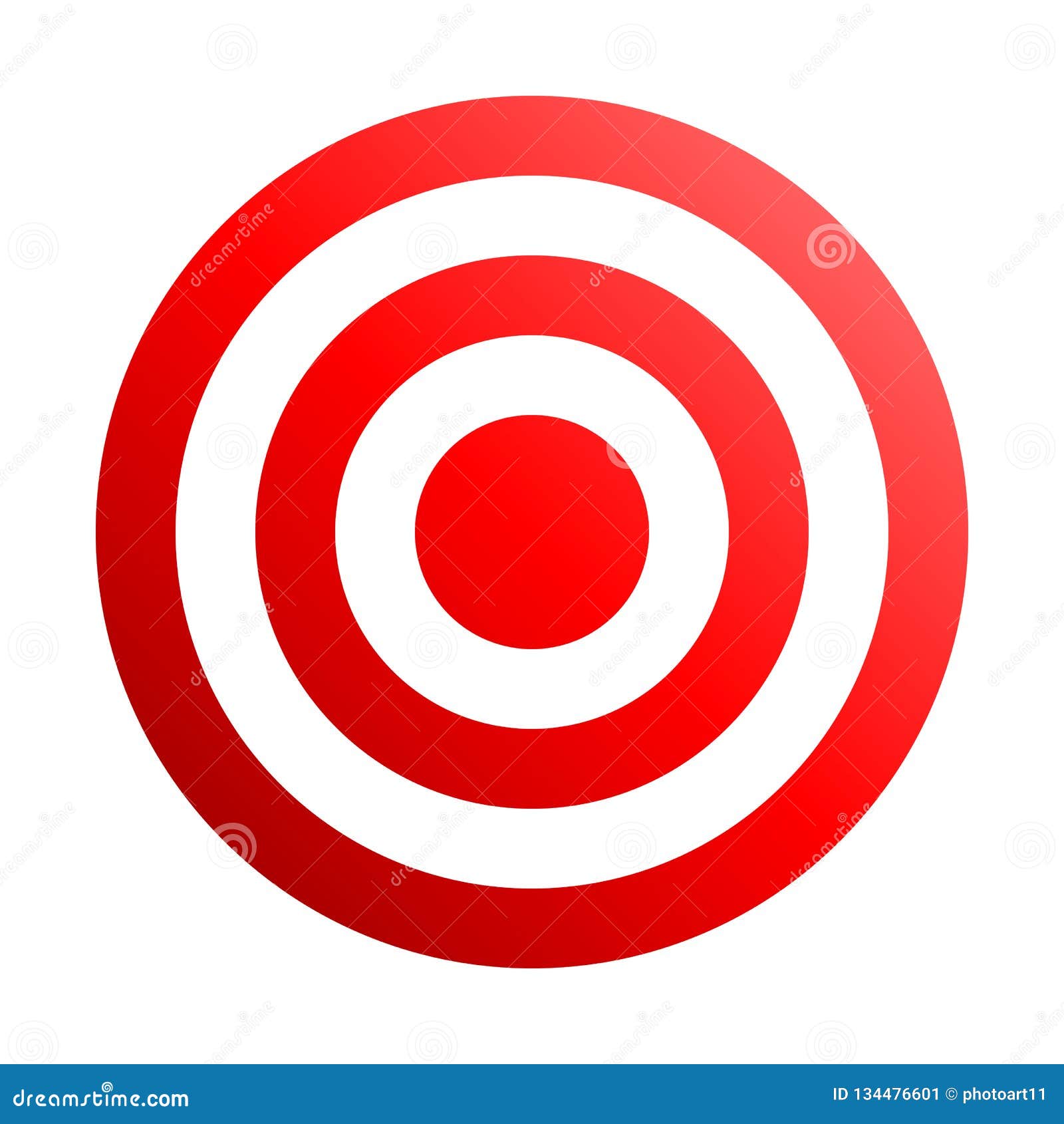 Target Sign - Red Gradient Transparent, Isolated - Vector Stock Vector ...
