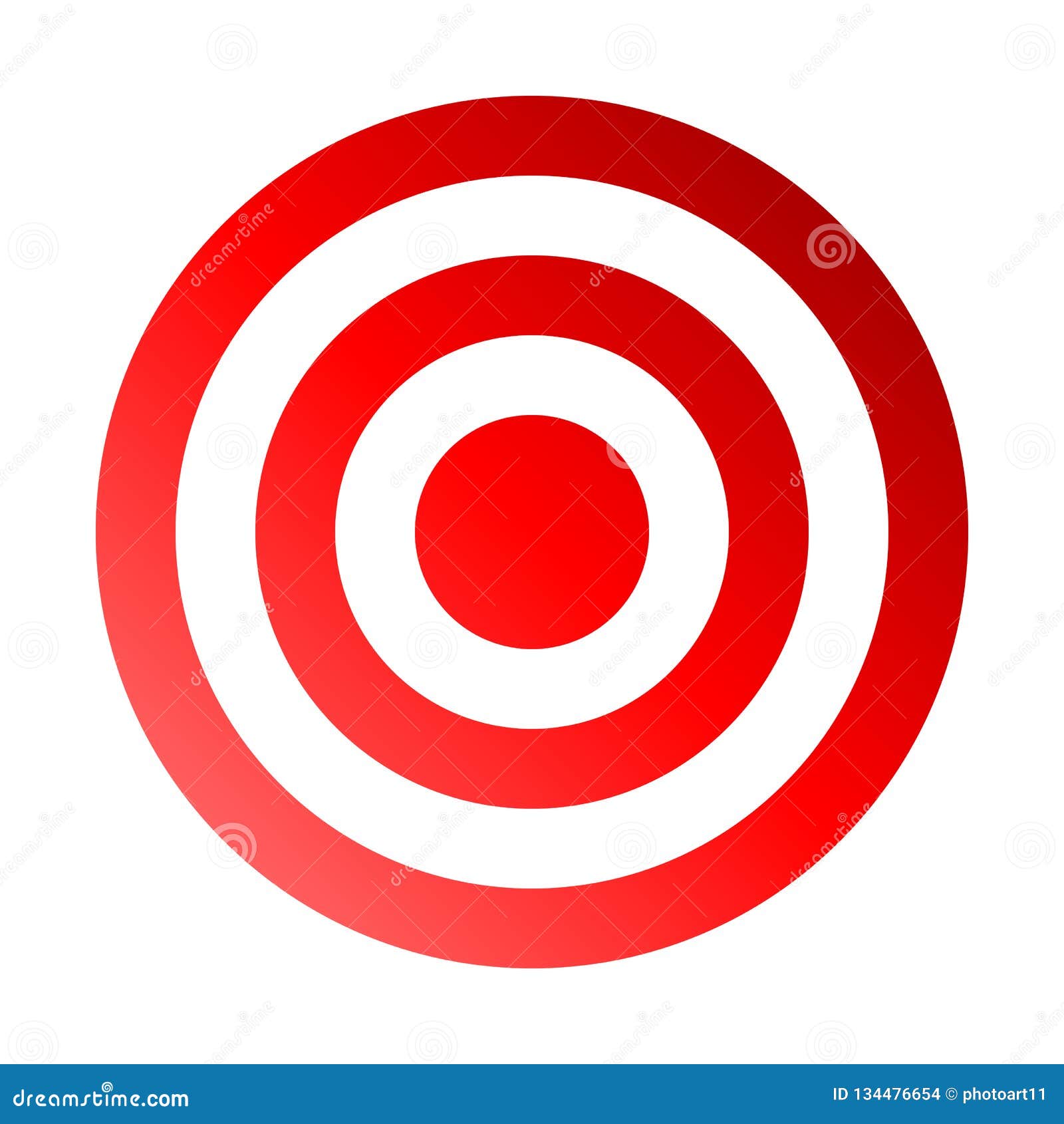 Target Sign - Red Gradient Transparent, Isolated - Vector Stock Vector ...