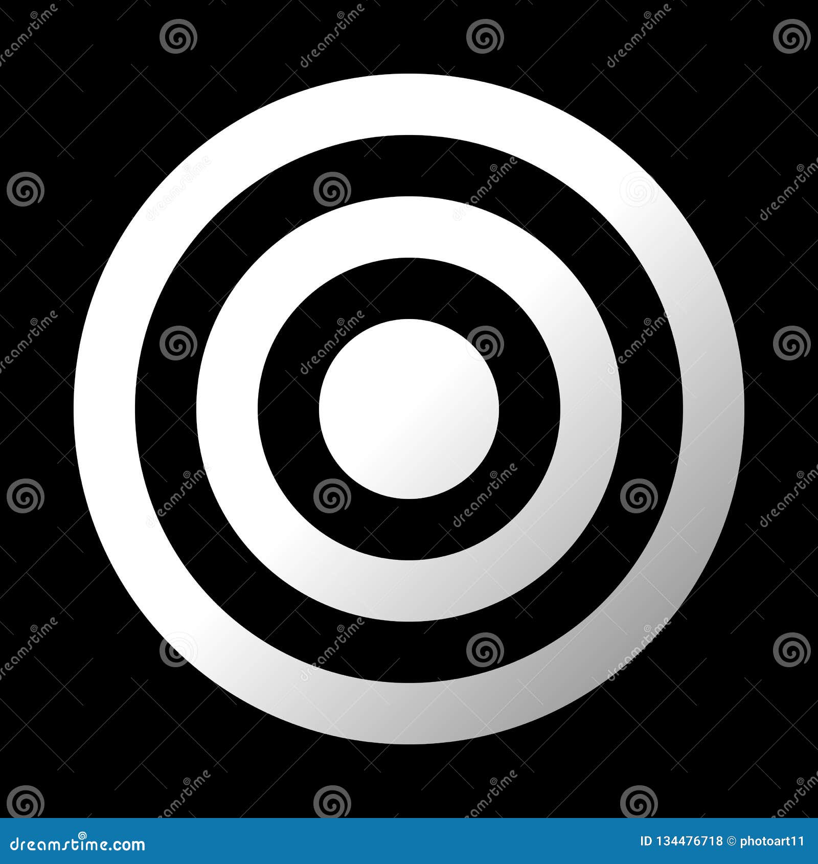 Target Sign - White Gradient Transparent, Isolated - Vector Stock ...