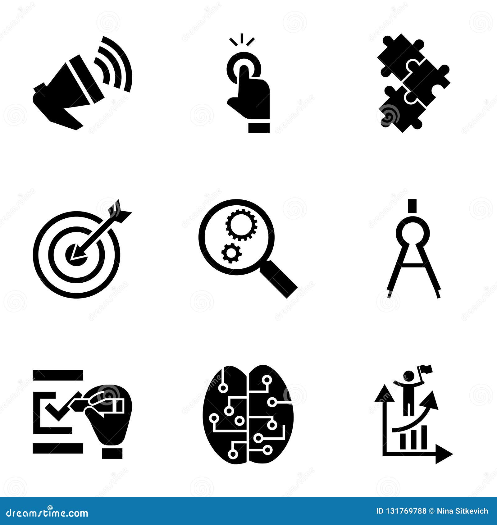 Target Solution Icon Set, Simple Style Stock Vector - Illustration of ... Target Solution Icon Set, Simple Style Stock Vector - Illustration of ...