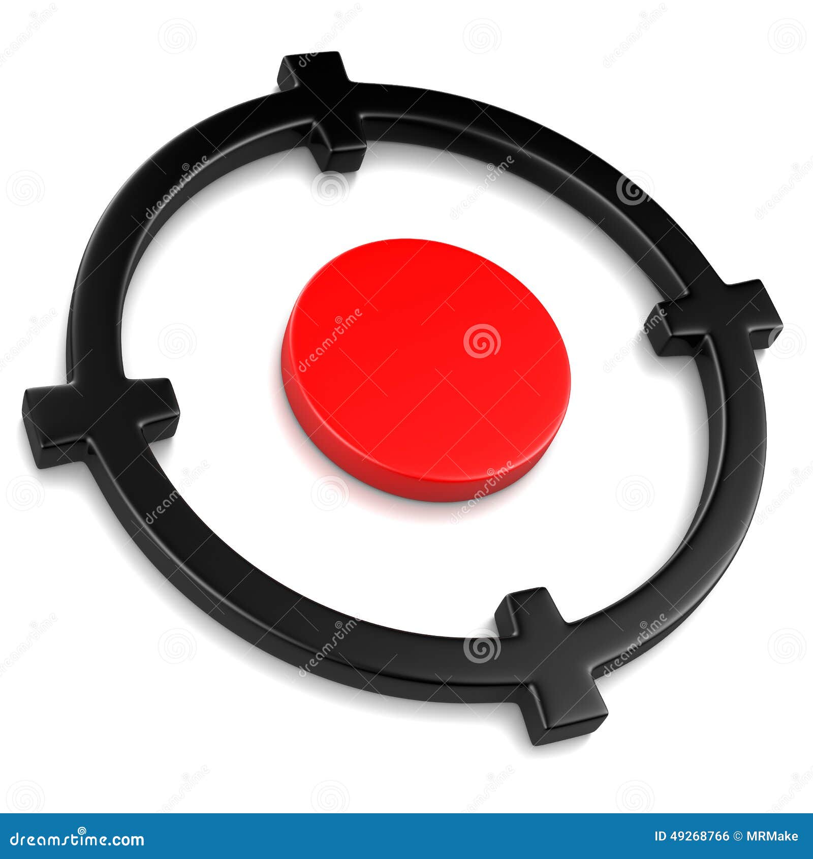 Target stock illustration. Illustration of shape, achieved - 49268766