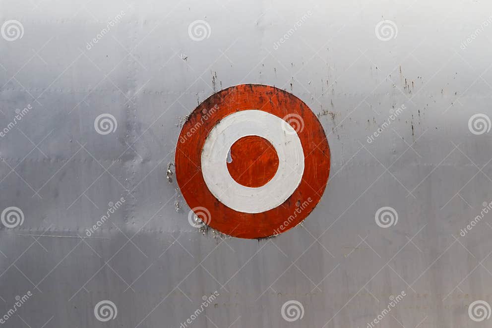 Target Symbol on Plane stock photo. Image of aviation - 49402550
