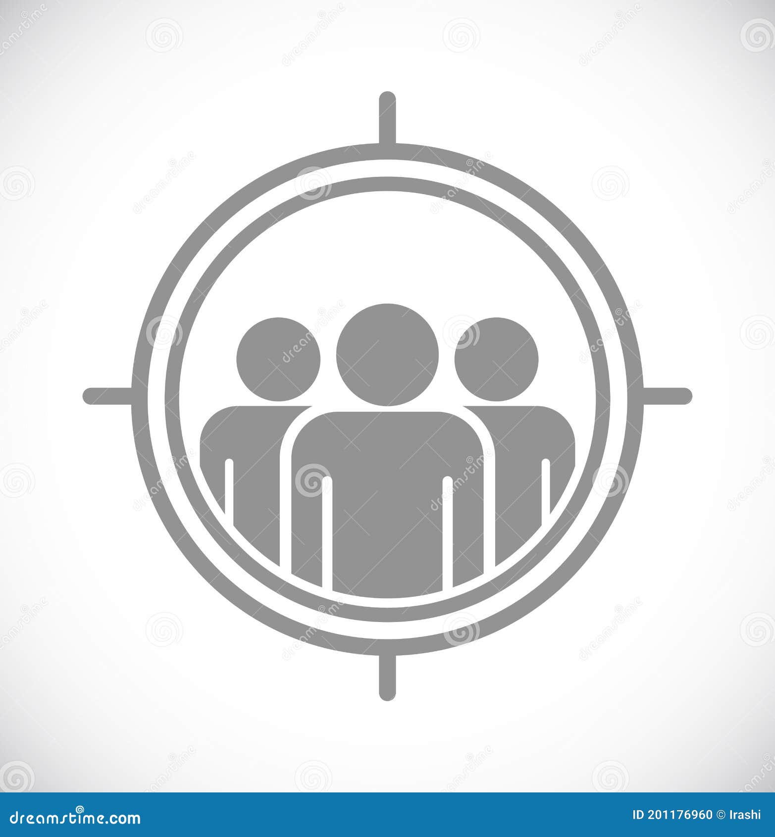 Target group people icon stock vector. Illustration of avatar - 201176960