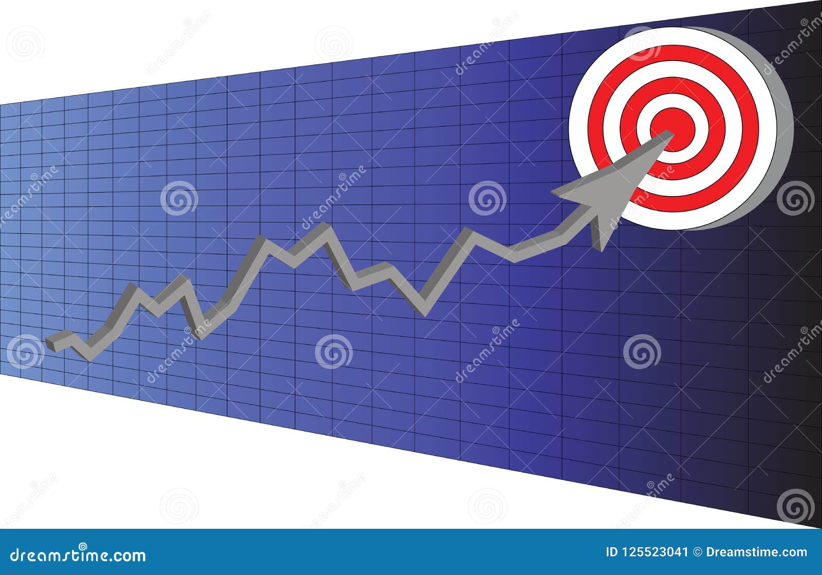 Target Trading stock vector. Illustration of finance - 125523041