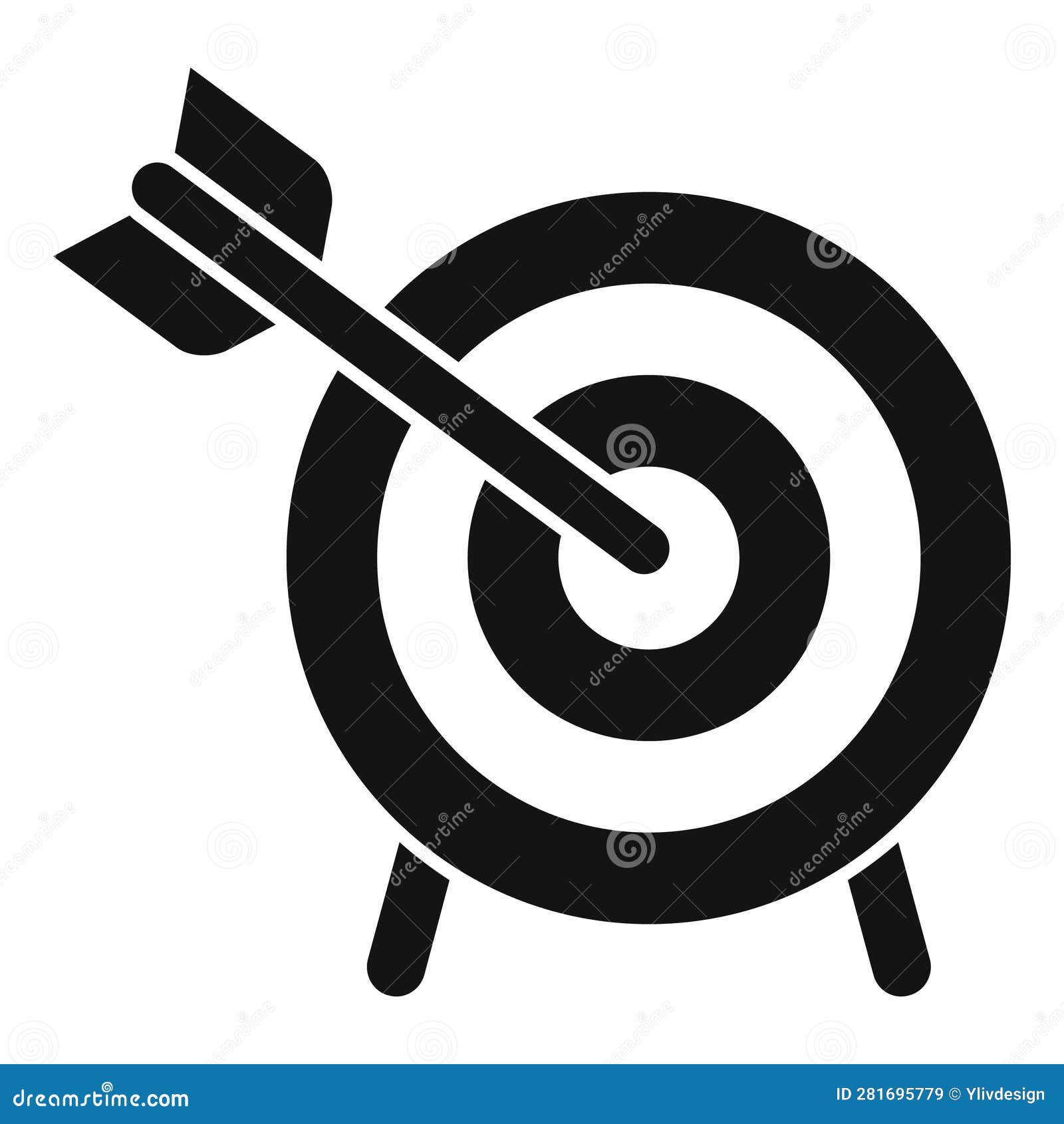Target Value Icon Simple Vector. Core Purpose Stock Vector ...