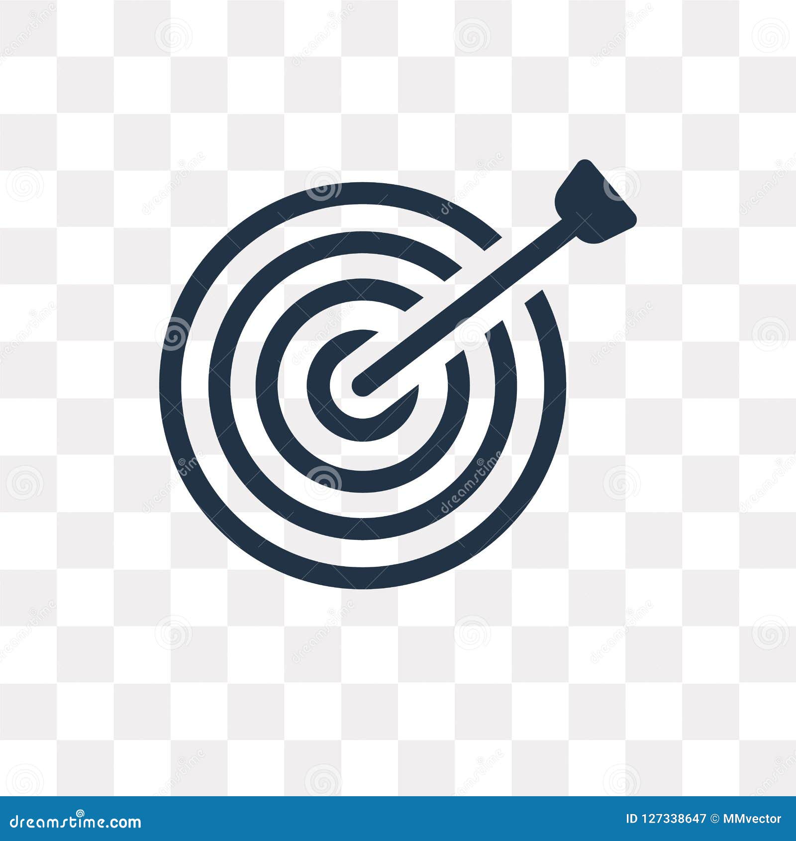 Target Vector Icon Isolated on Transparent Background, Target T Stock ...