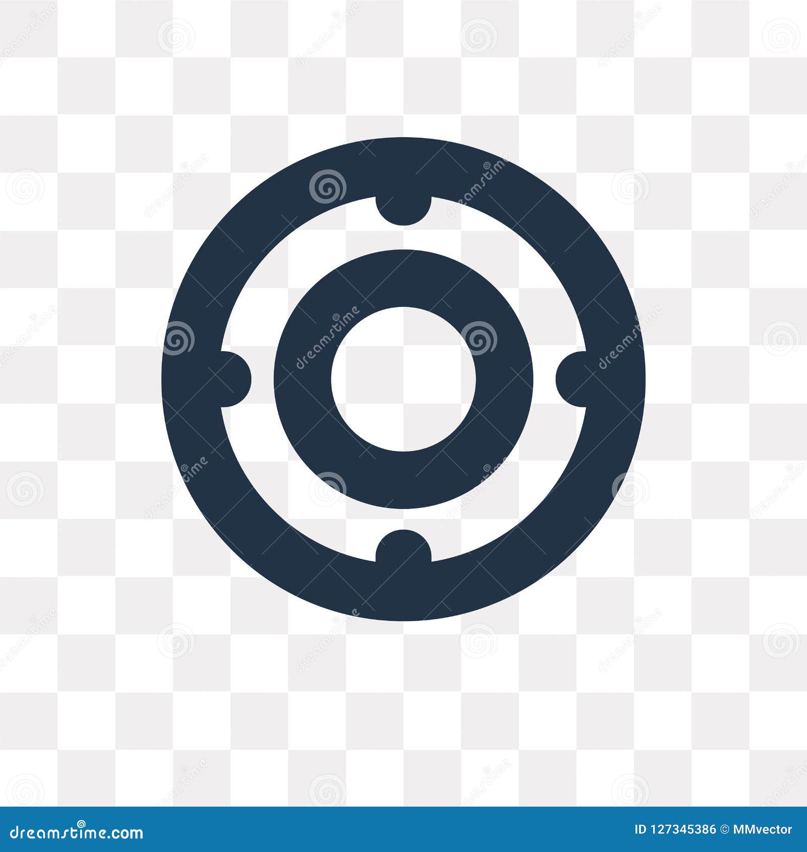 Target Vector Icon Isolated on Transparent Background, Target T Stock ...