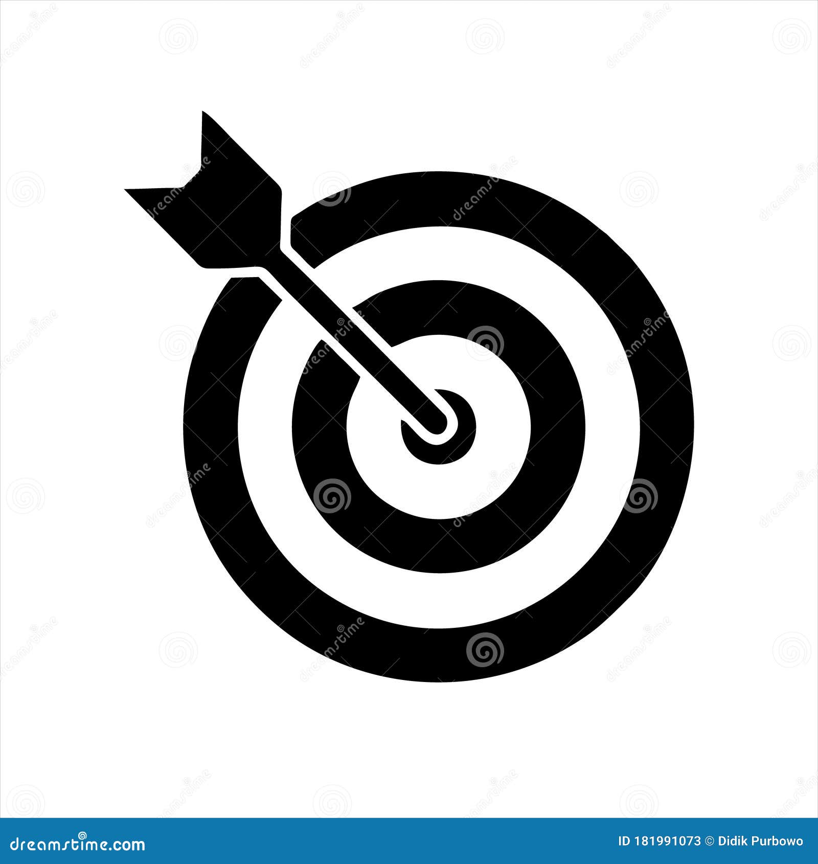 Target Vector Icon Modern and Simple Flat Symbol for Web Site, Mobile ...