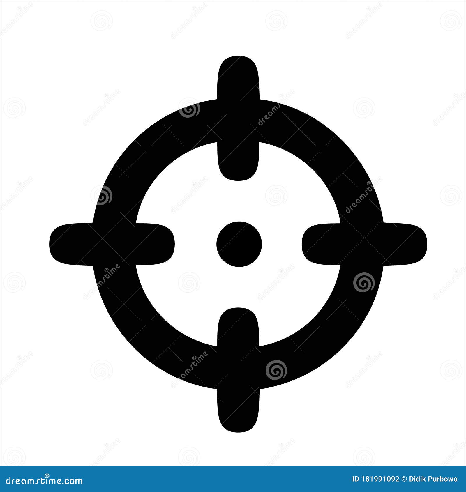 Target Vector Icon Modern and Simple Flat Symbol for Web Site, Mobile ...