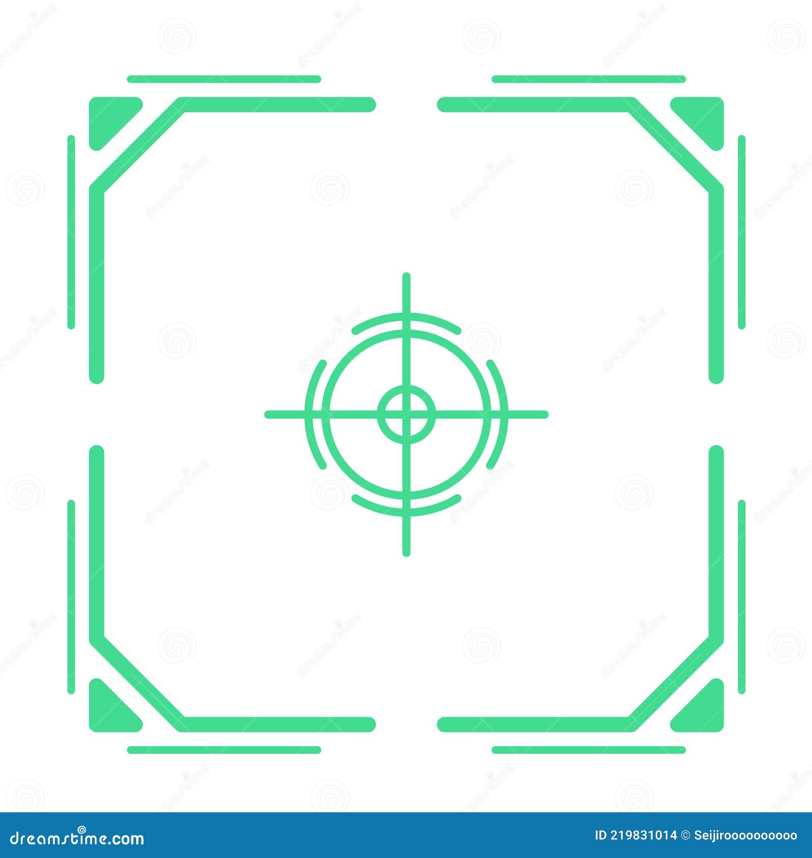 Target stock vector. Illustration of target, assassin - 219831014