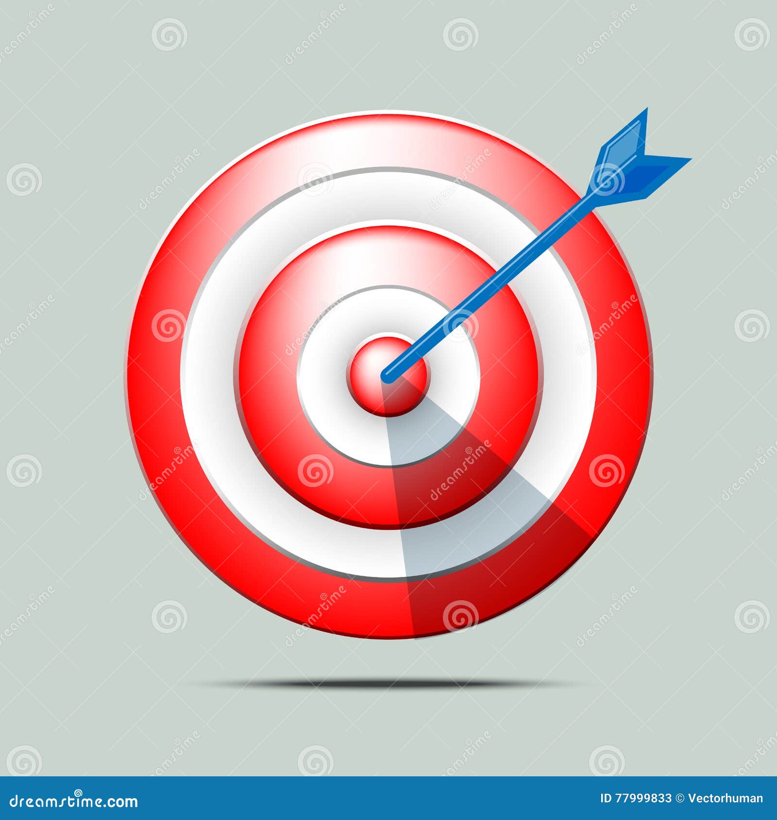 Target vector illustration stock vector. Illustration of circle - 77999833