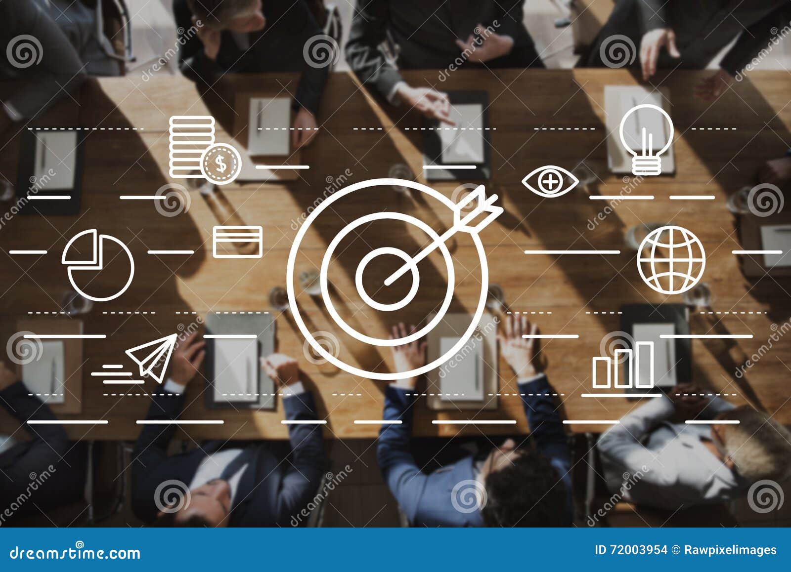 Target Vision Mission Creative Ideas Concept Stock Photo - Image of ...