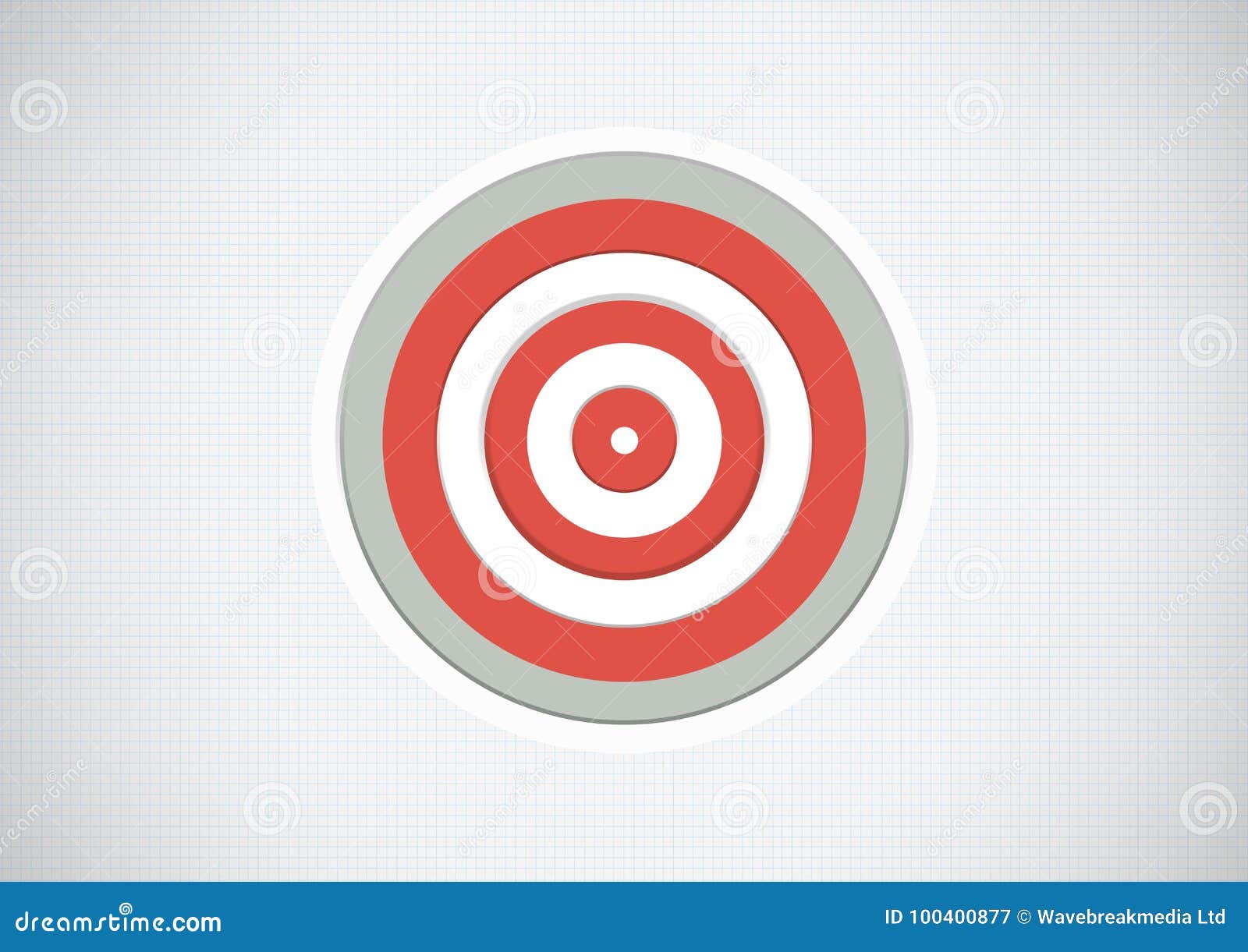 Target on white background stock illustration. Illustration of ...