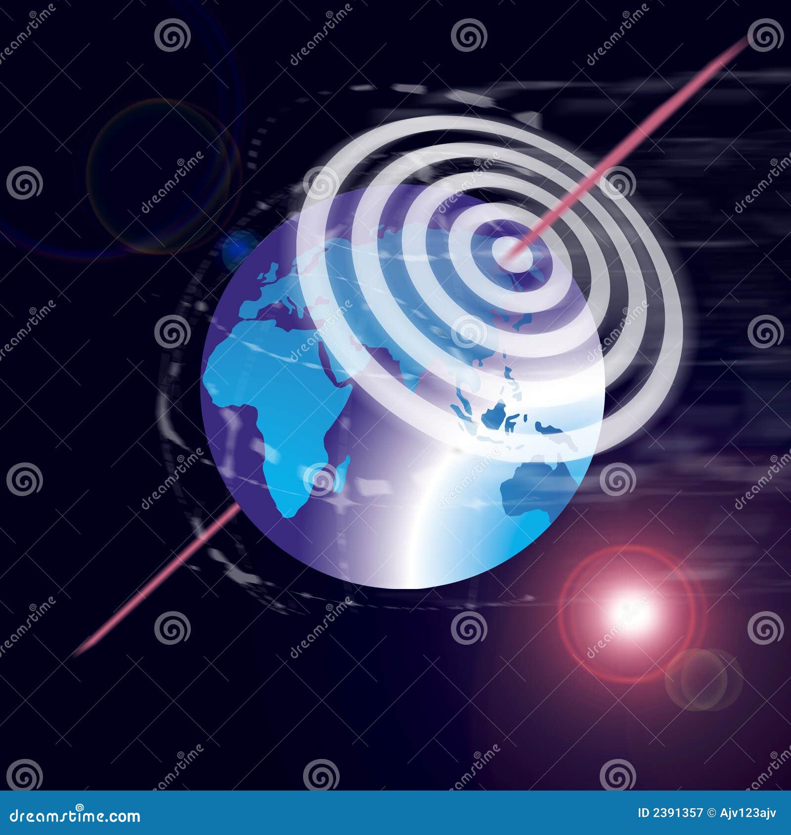 Precise World Map Planisphere Cartoon Vector | CartoonDealer.com #5785239