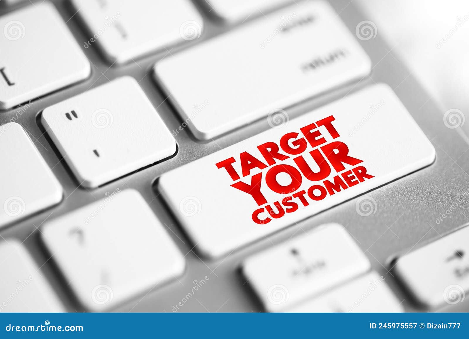 Target Your Customer - a Specific Group of Consumers at Which a Company ...