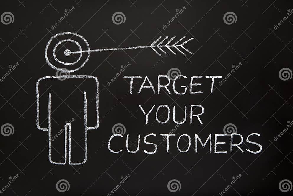 Target your customers stock image. Image of conceptual - 20434419