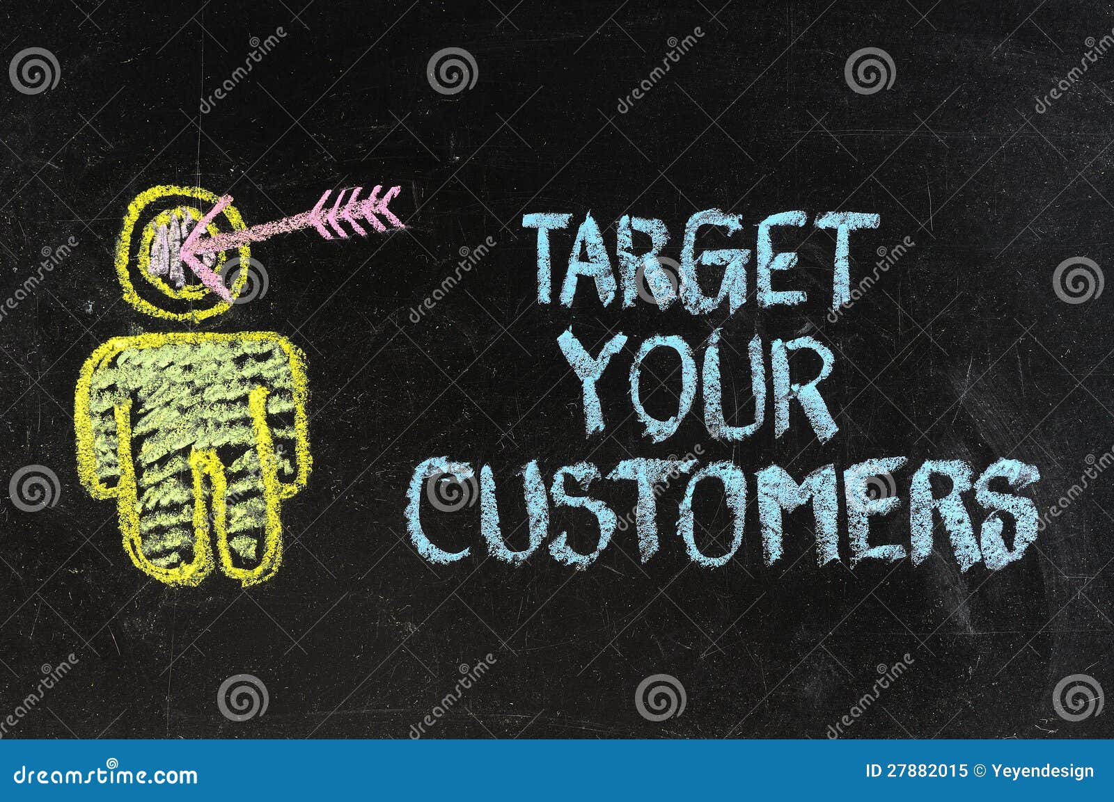 Target your customers stock image. Image of customer - 27882015