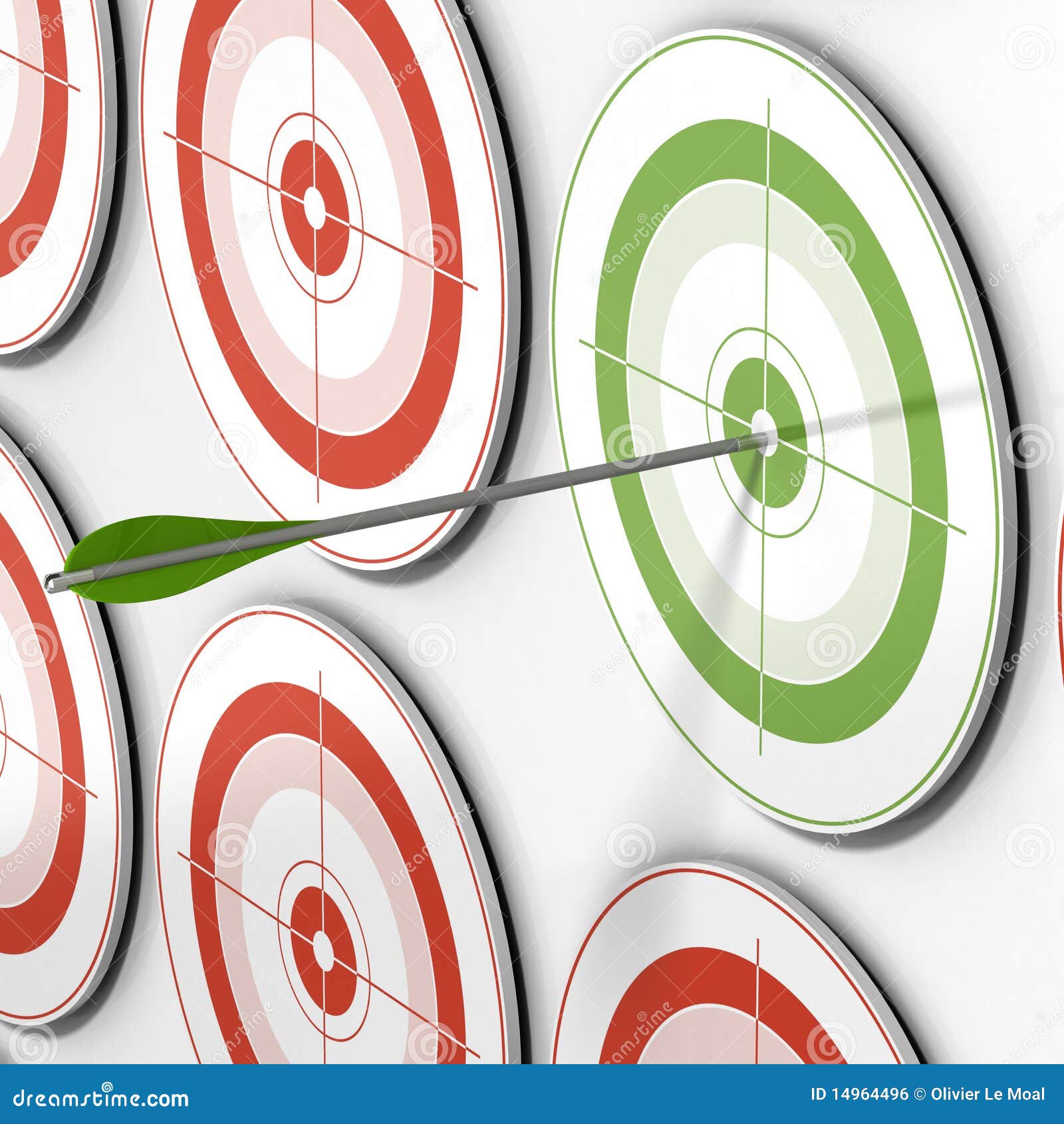 Targeted - Target and Arrow Stock Illustration - Illustration of ...