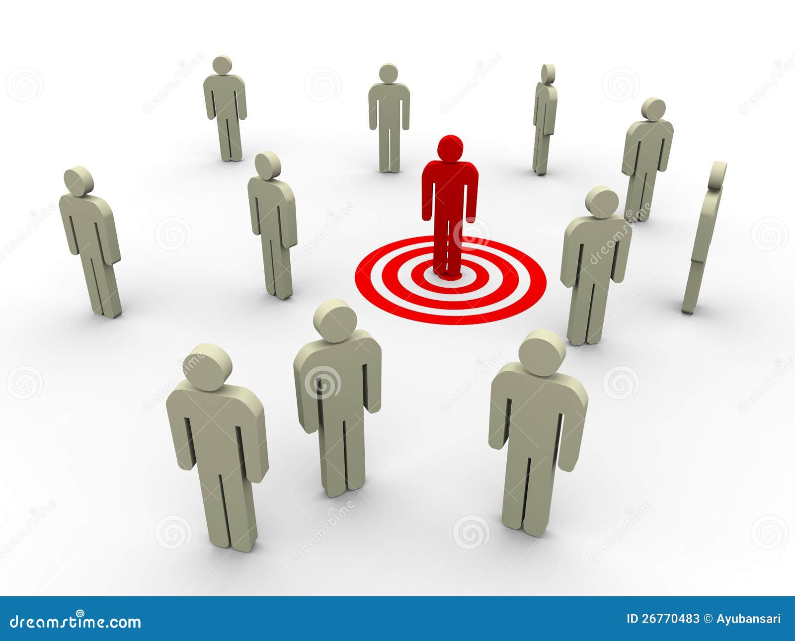 Targeting buyer stock illustration. Illustration of competition - 26770483