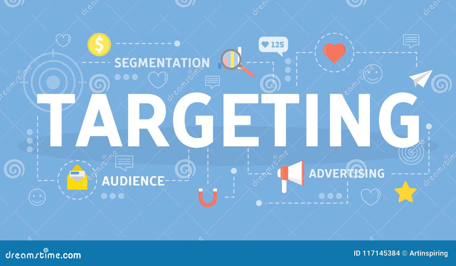 Targeting Concept Illustration. Stock Vector - Illustration of customer ...