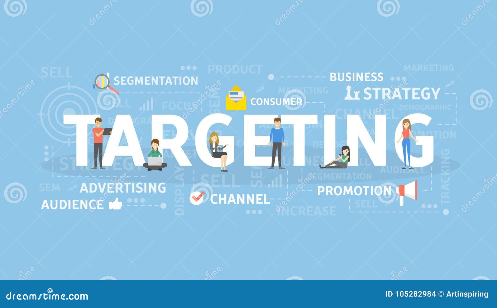Targeting Concept Illustration. Stock Vector - Illustration of ...