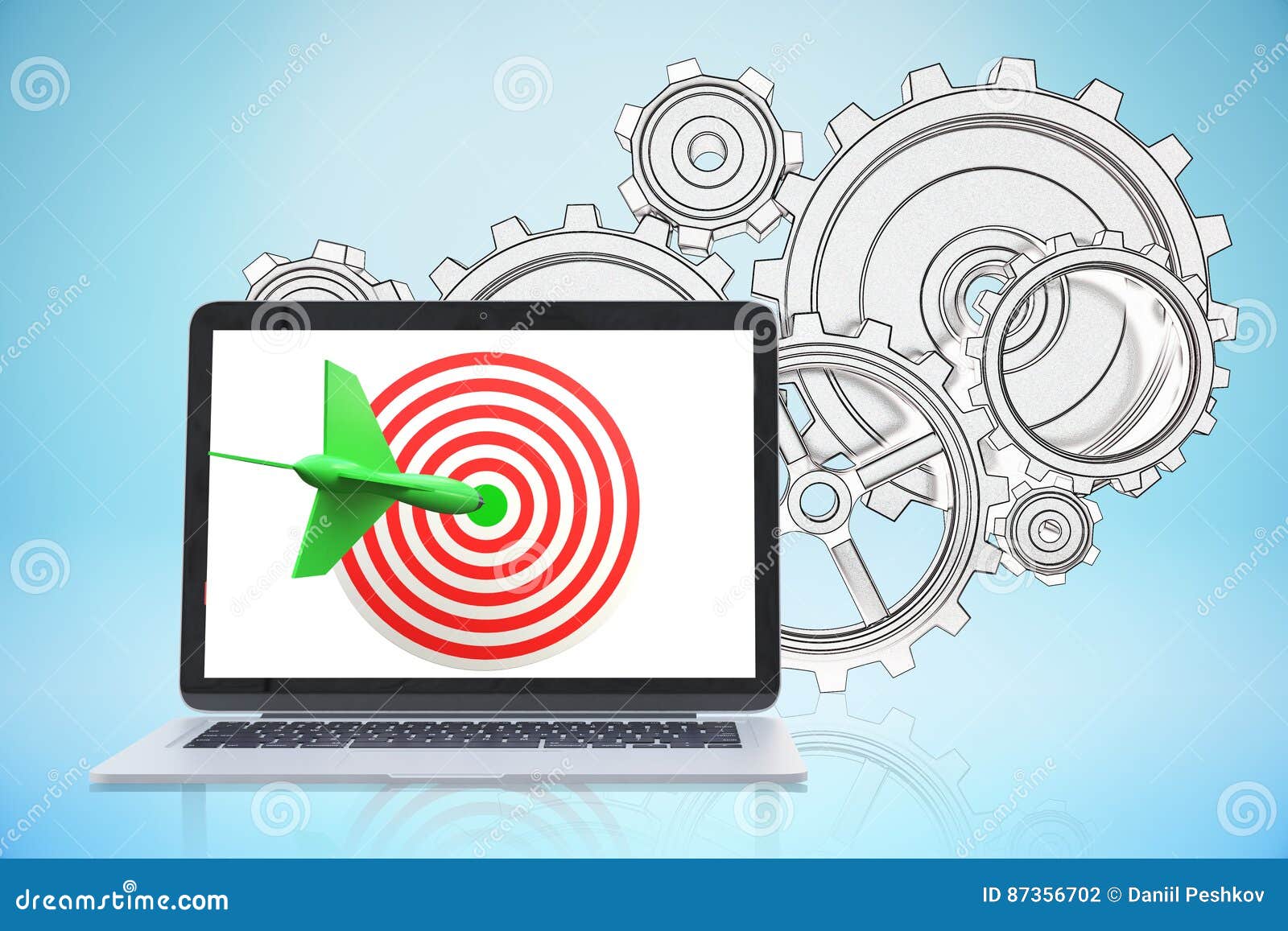 Targeting concept stock illustration. Illustration of aiming - 87356702