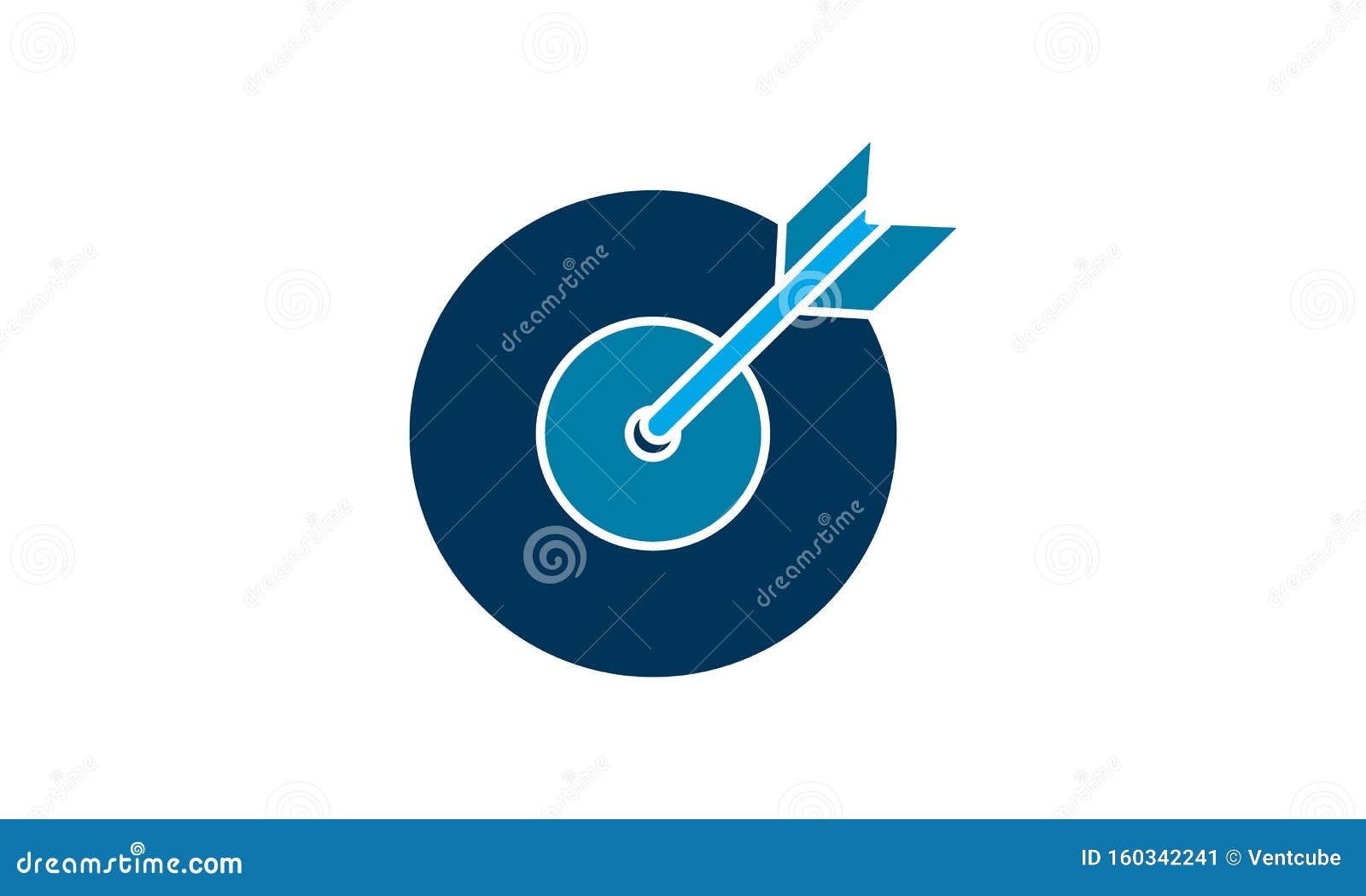 Targeting Icon. Illustration Isolated for Graphic and Web Design. Stock ...