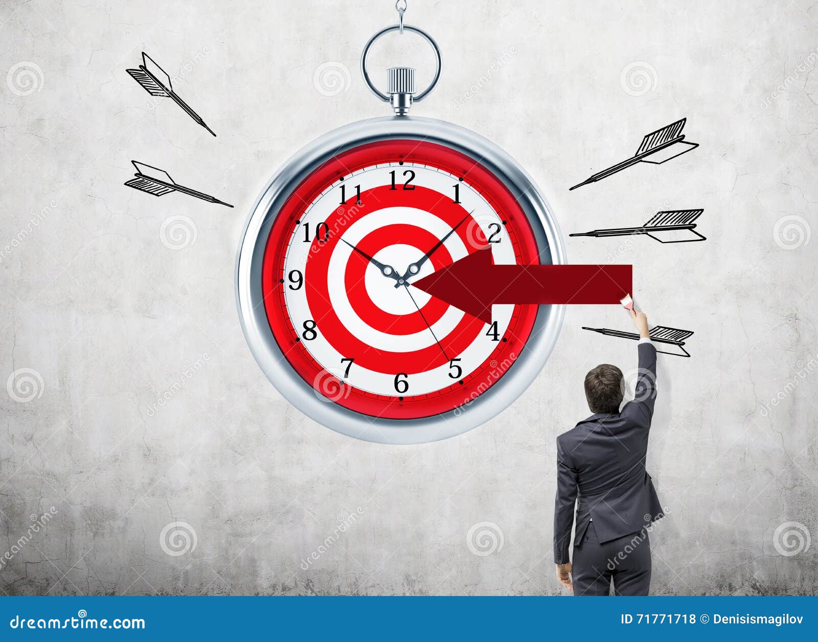 Targeting and Time Management Stock Photo - Image of manager, planning ...