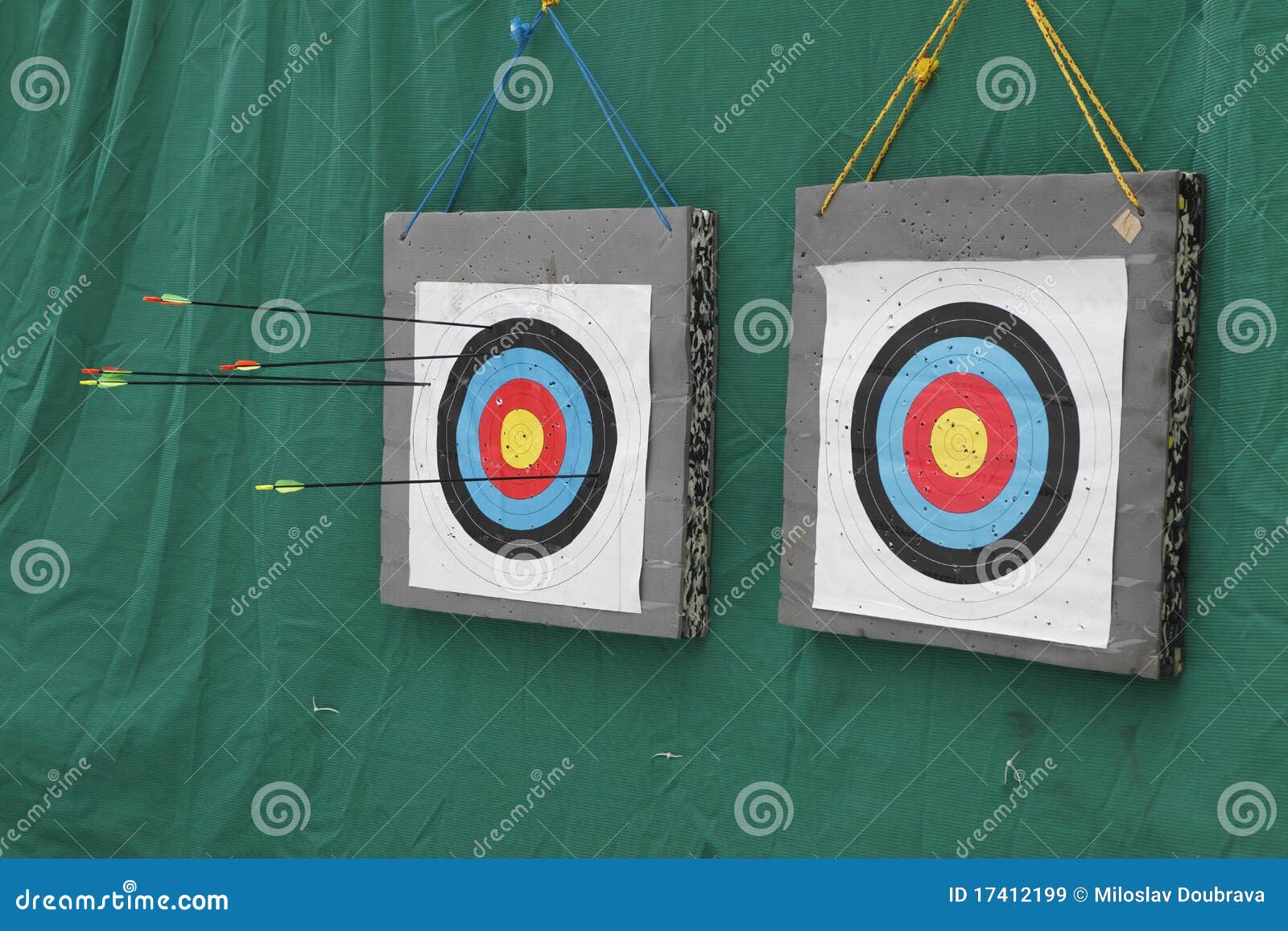 Two Targets Royalty-Free Stock Photography | CartoonDealer.com #27811865