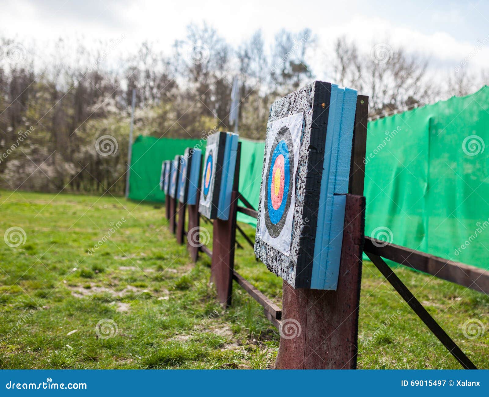 Targets for archery stock image. Image of archer, game - 69015497