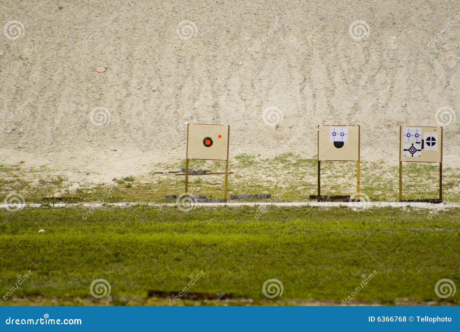 Targets at gun range stock photo. Image of range, target - 6366768