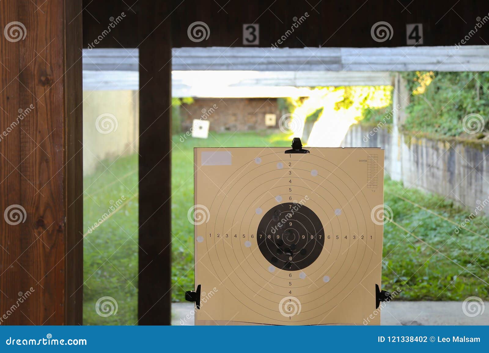 Targets at the Shooting Range Stock Photo - Image of military, paper ...