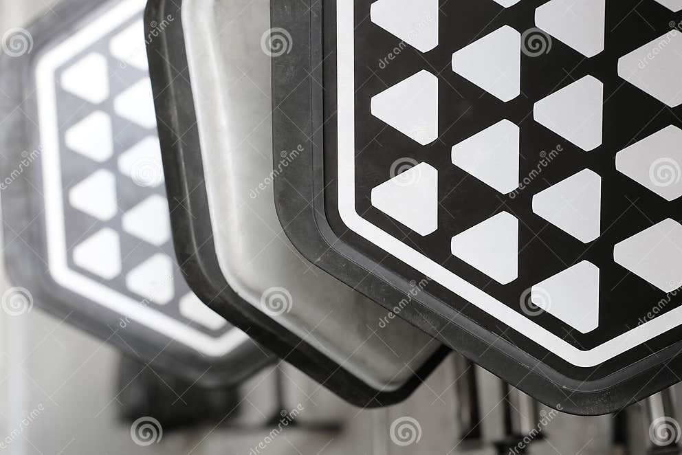 Targets of Wheel Alignment Equipment Stock Photo - Image of collapse ...