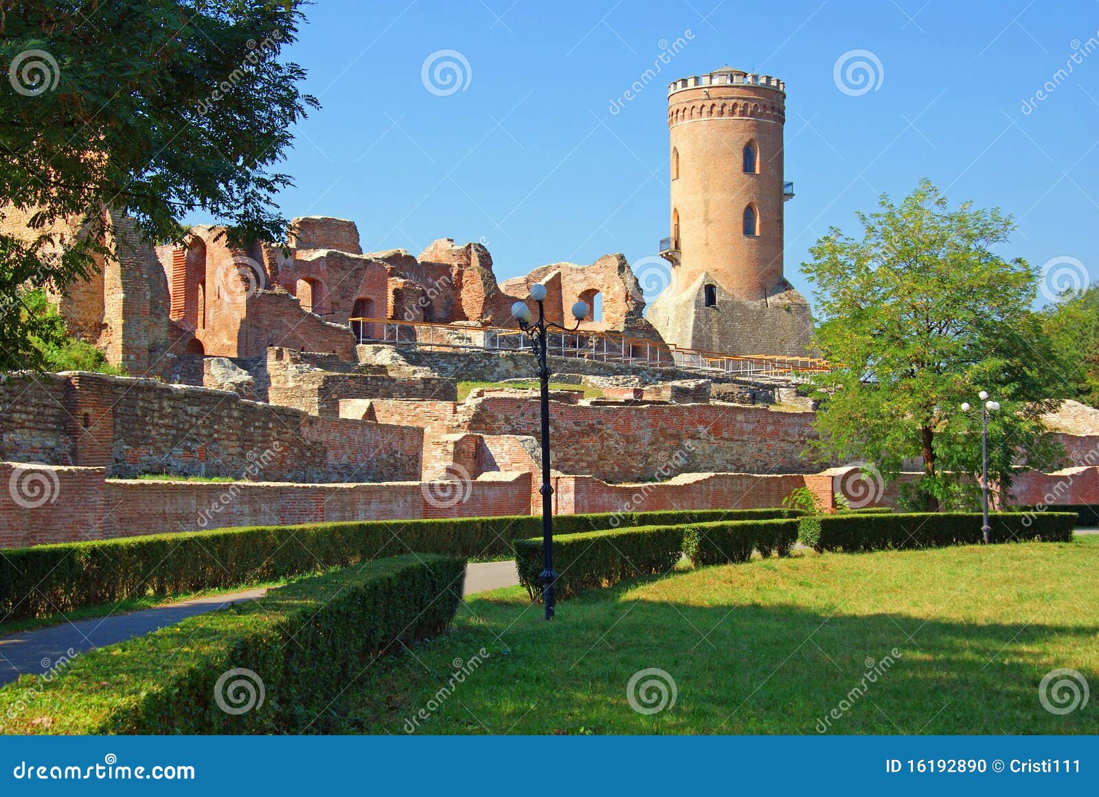 Targoviste: Chindia Tower and Citadel Stock Photo - Image of exploring ...