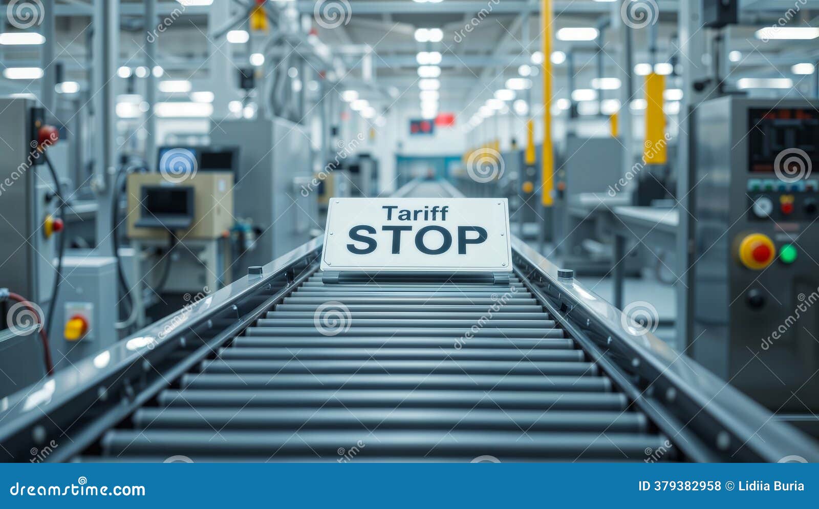 Stop Tariffs Symbol Icon Royalty-Free Illustration | CartoonDealer.com ...